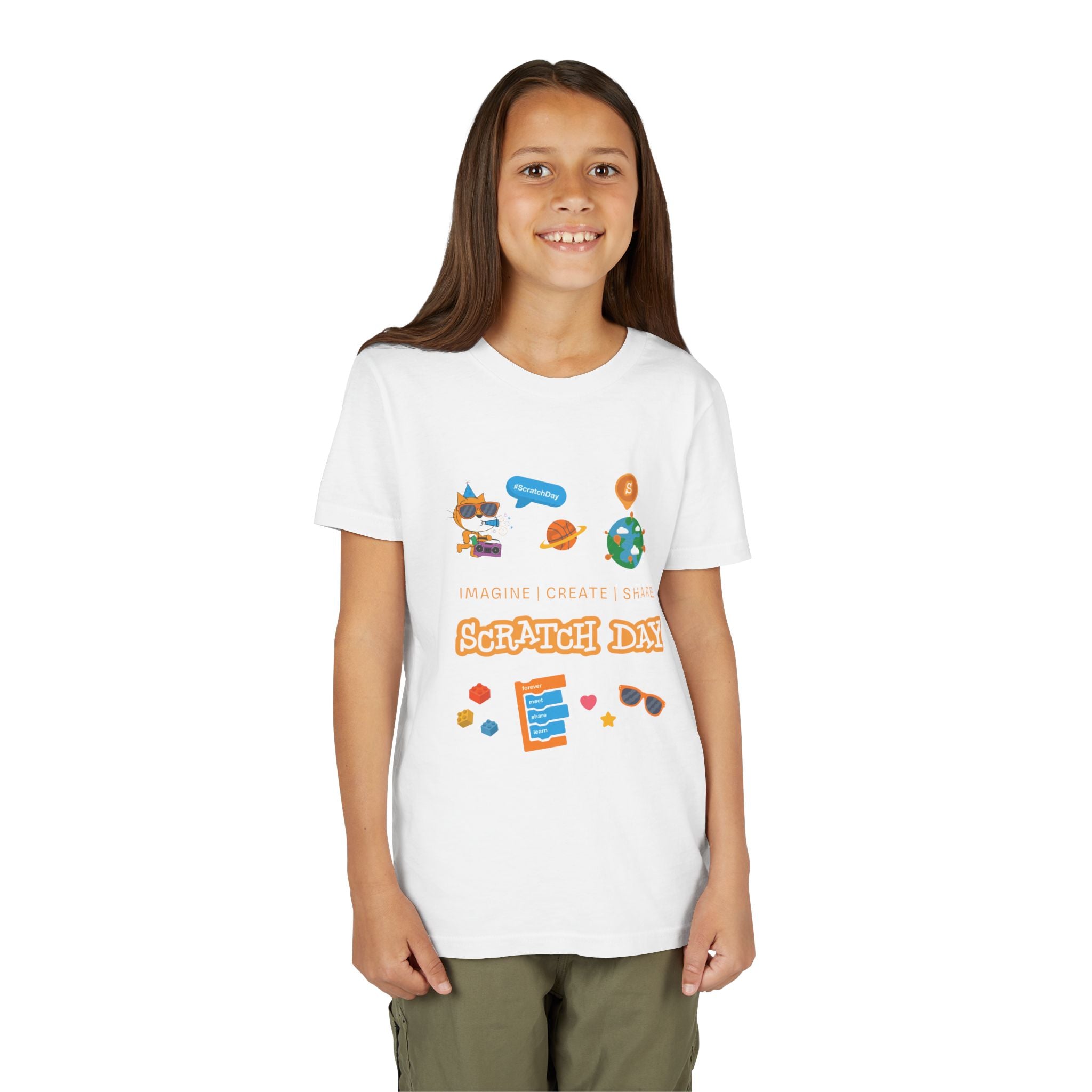 Scratch Day Icons T-Shirt - Youth Sizes – Scratch Foundation