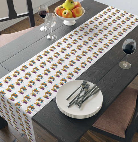 Scratch Cat Cotton Table Runner